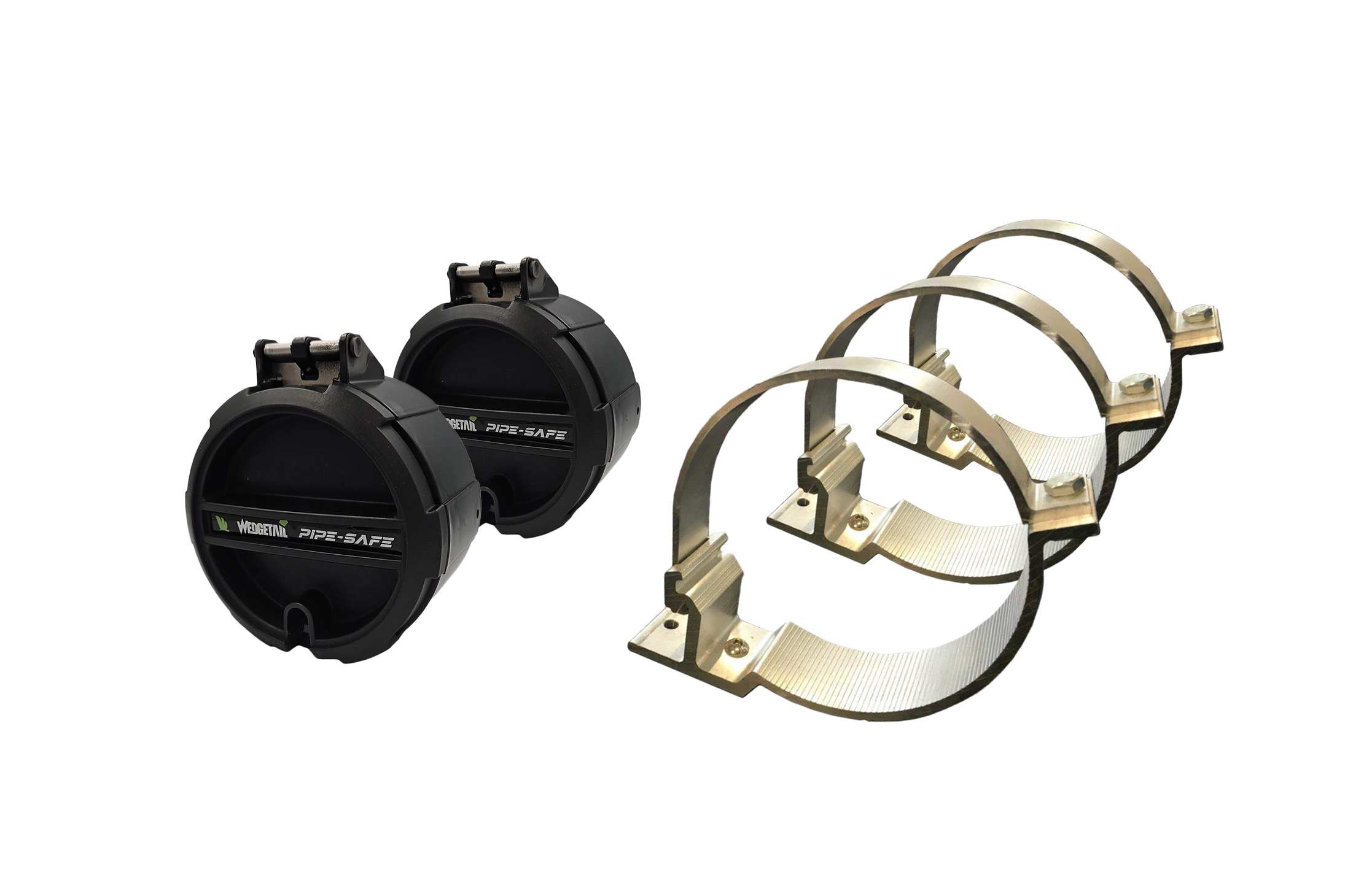 Commercial Max/Oval Steel Accessory 150mm conduit carrier caps and 3 ...