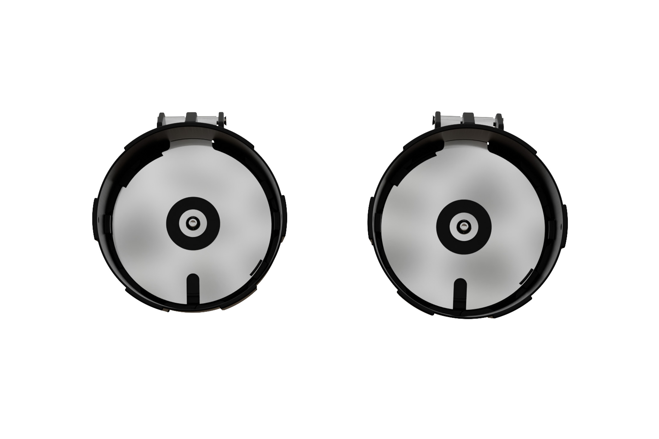 Commercial Max/Oval Steel Accessory 150mm Conduit End Cap Pair - Wedgetail