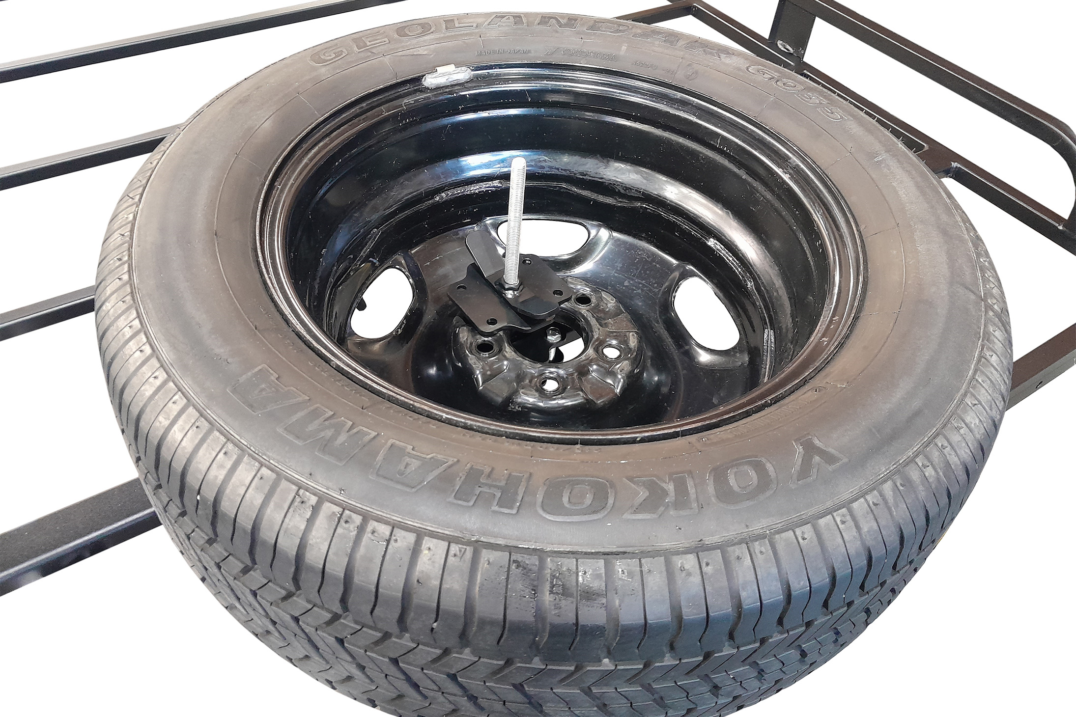Commercial Max/Oval Steel Accessory Spare Wheel Carrier - Wedgetail